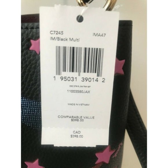 Coach | Bags | Nwt Coach C7245 Small Town Bucket Bag With Pink Disco ...